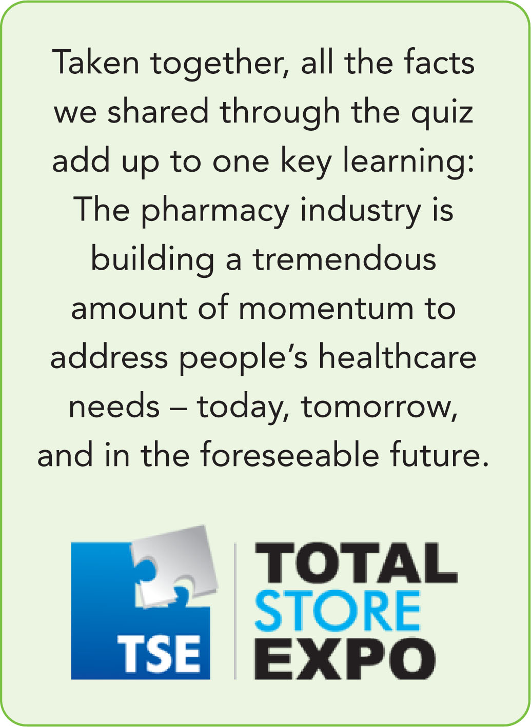 Onward and Upward: NACDS Total Store Expo Thoughts